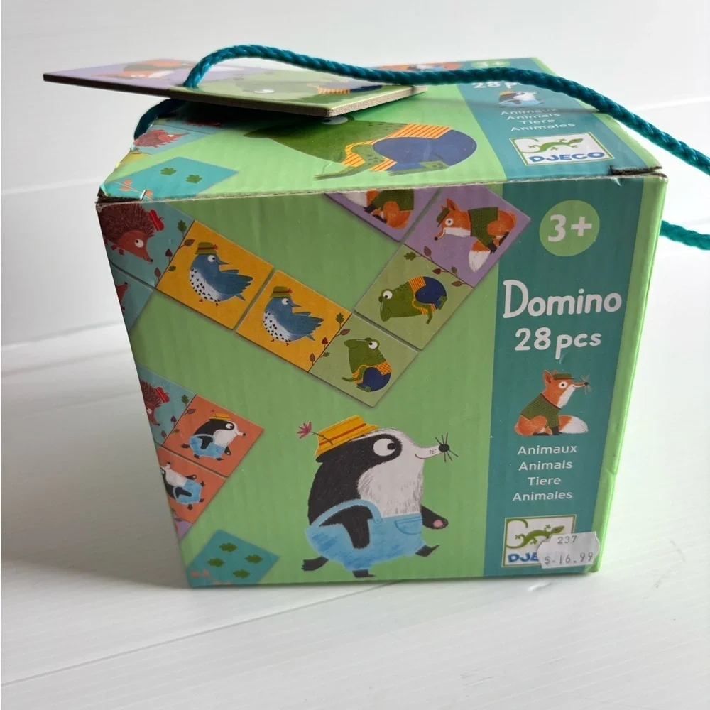 Toys | Djeco Animals Domino 28 Pieces In Original Box | Poshmark